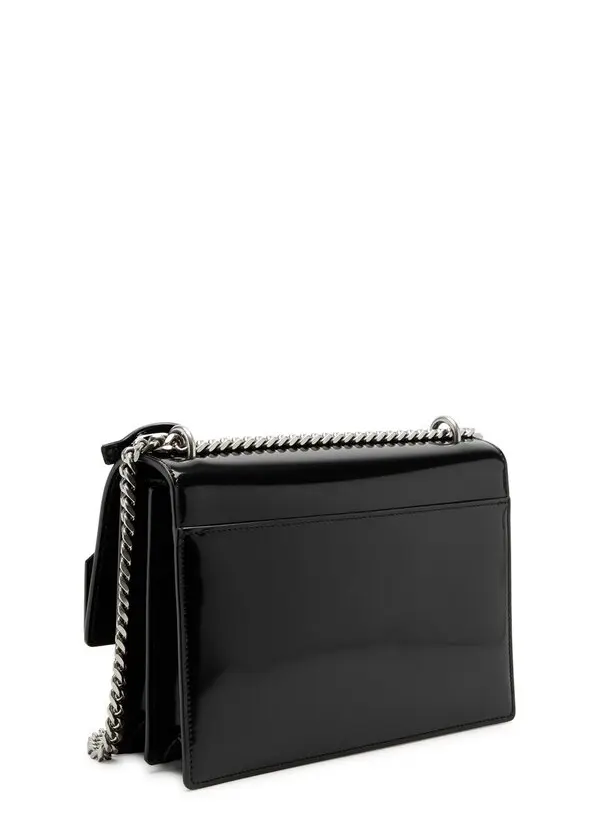 Saint Laurent Glossy Leather Shoulder Bag