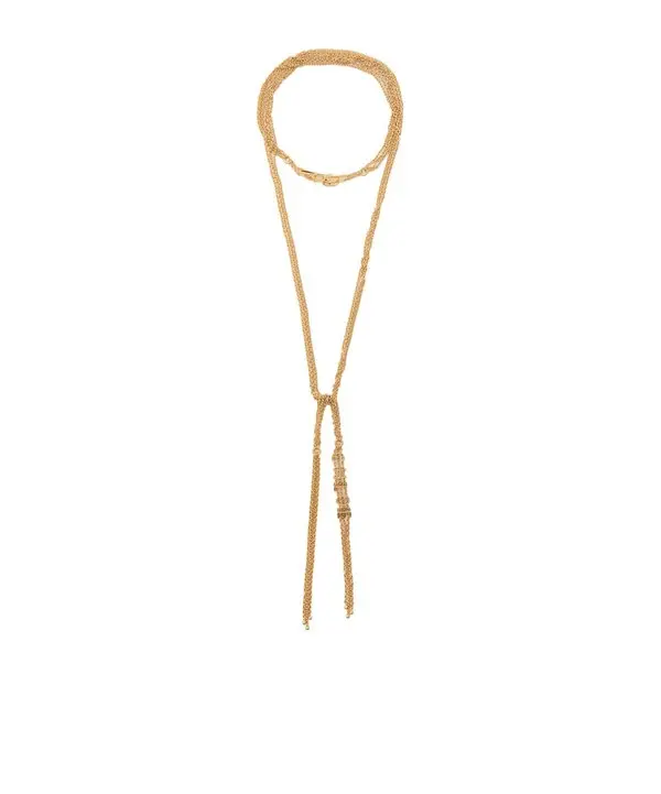 Chloé Mini Belt Logo-embellished Drop Necklace