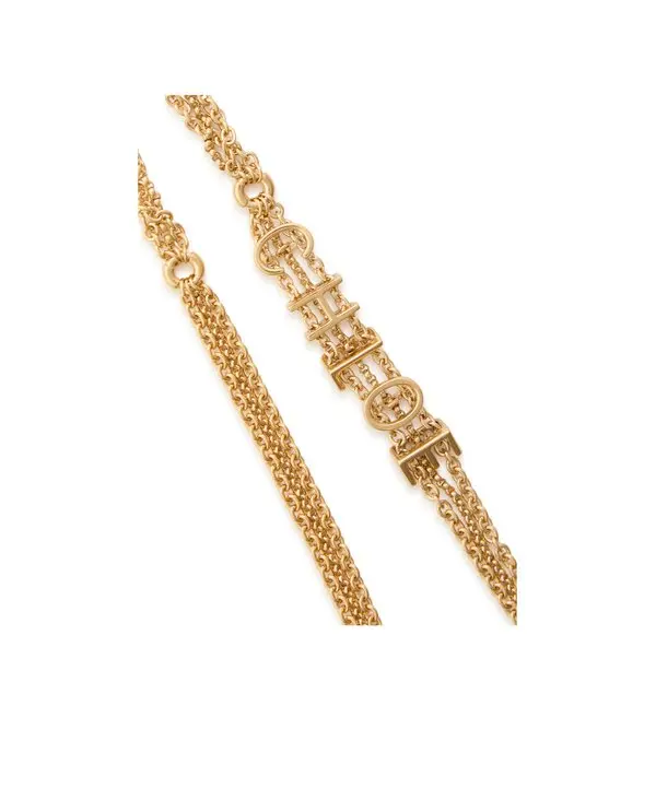Chloé Mini Belt Logo-embellished Drop Necklace