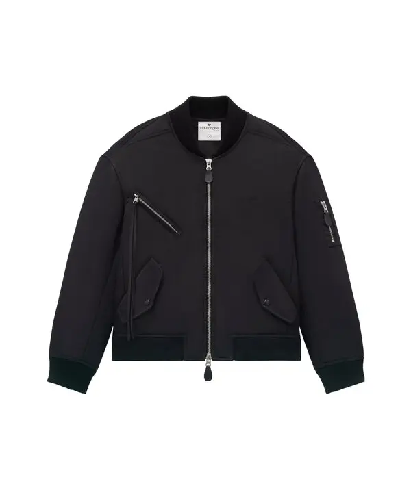 COURREGES Logo-embroidered Bomber Jacket