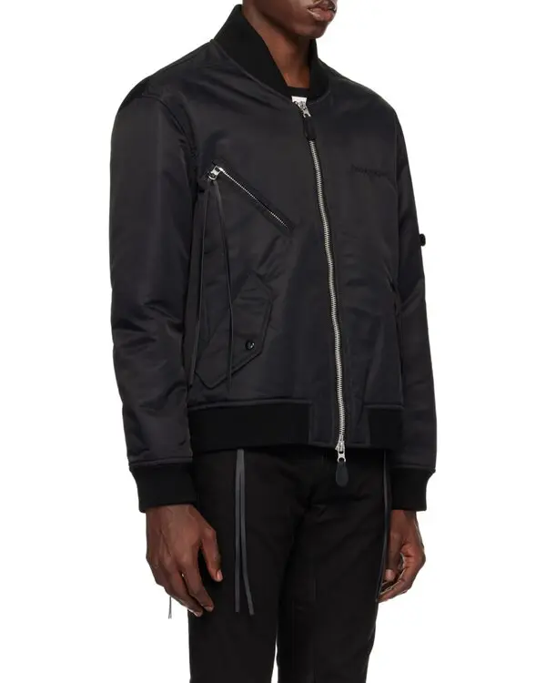 COURREGES Logo-embroidered Bomber Jacket