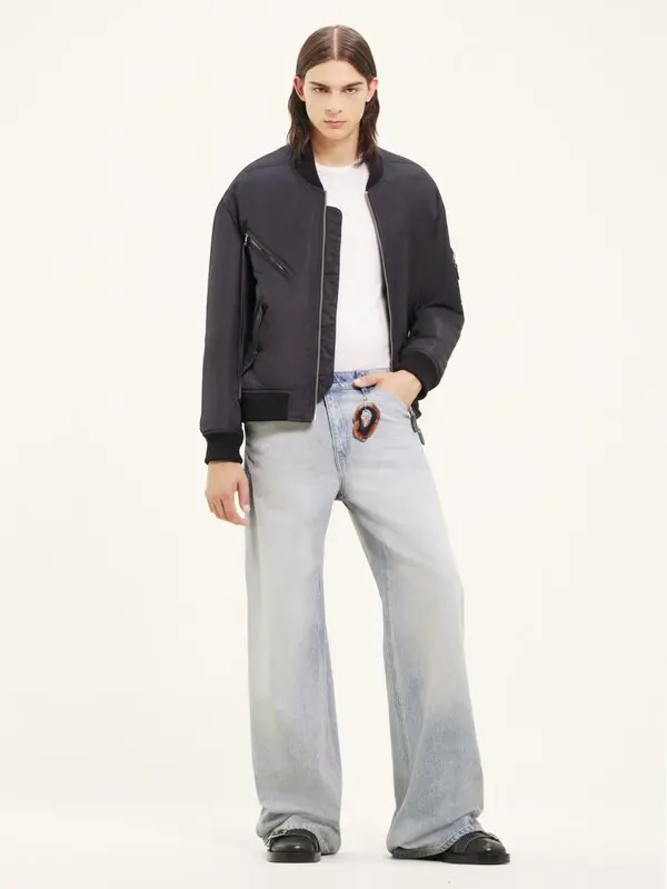 COURREGES Logo-embroidered Bomber Jacket