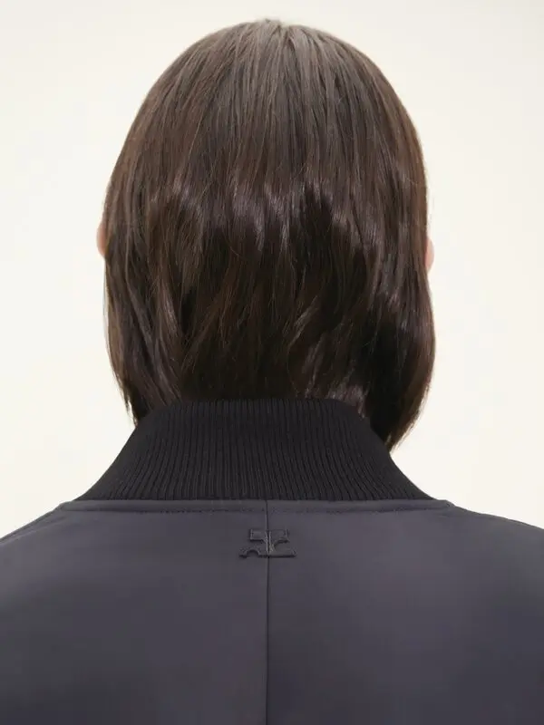 COURREGES Logo-embroidered Bomber Jacket