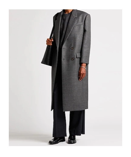 Brunello Cucinelli Long Double-breasted Tailored Coat