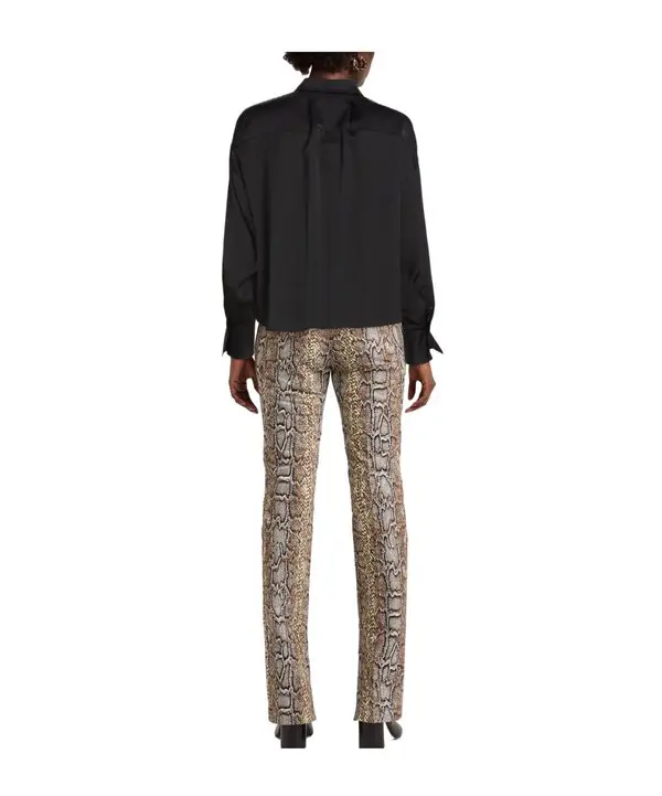 Rag & Bone Satin Long Sleeve Blouse