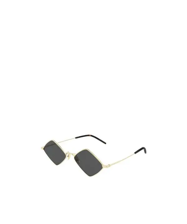 Saint Laurent Diamond Frame Sunglasses - Black