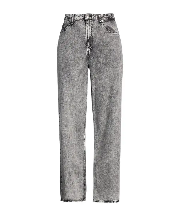 Rag & Bone Plain Colour Wide-leg Jeans