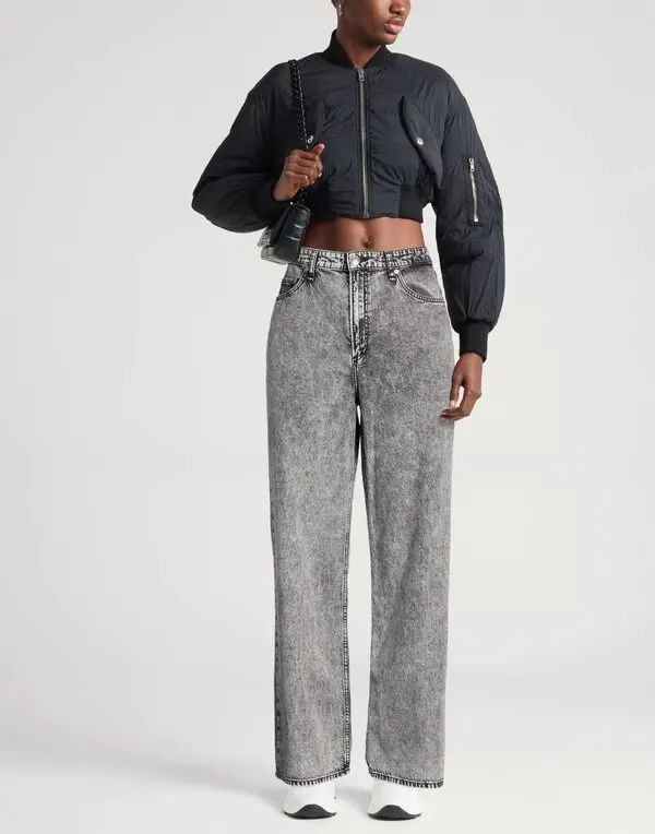 Rag & Bone Plain Colour Wide-leg Jeans