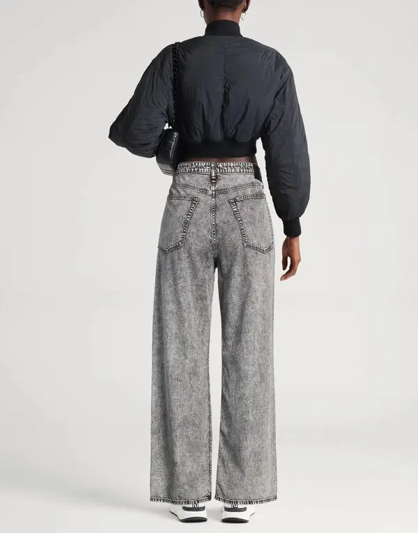 Rag & Bone Plain Colour Wide-leg Jeans