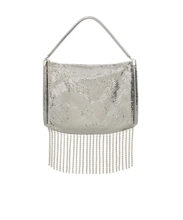 Rabanne Fringed Chainmail Shoulder Bag