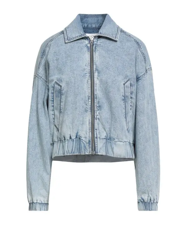 Rag & Bone Denim Jacket With Zip Closure