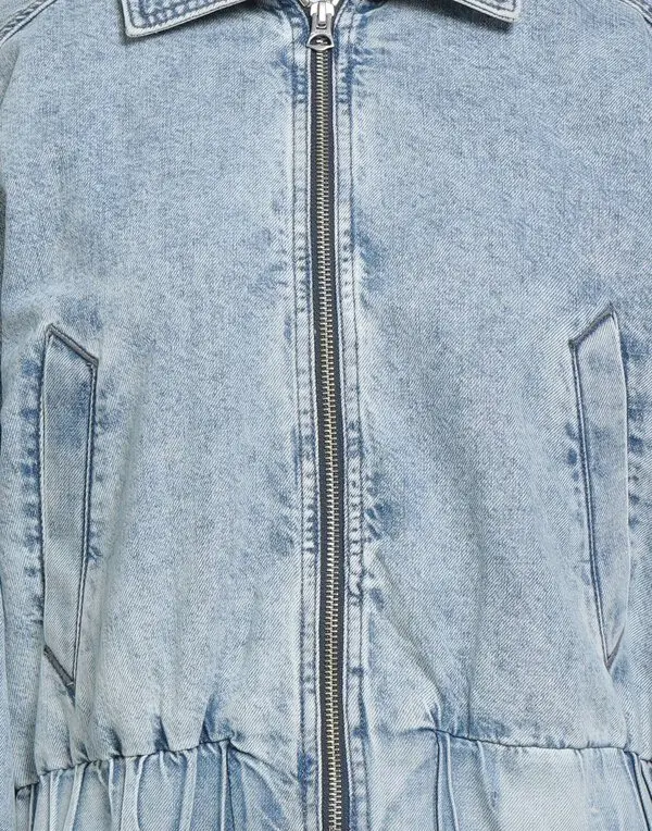 Rag & Bone Denim Jacket With Zip Closure