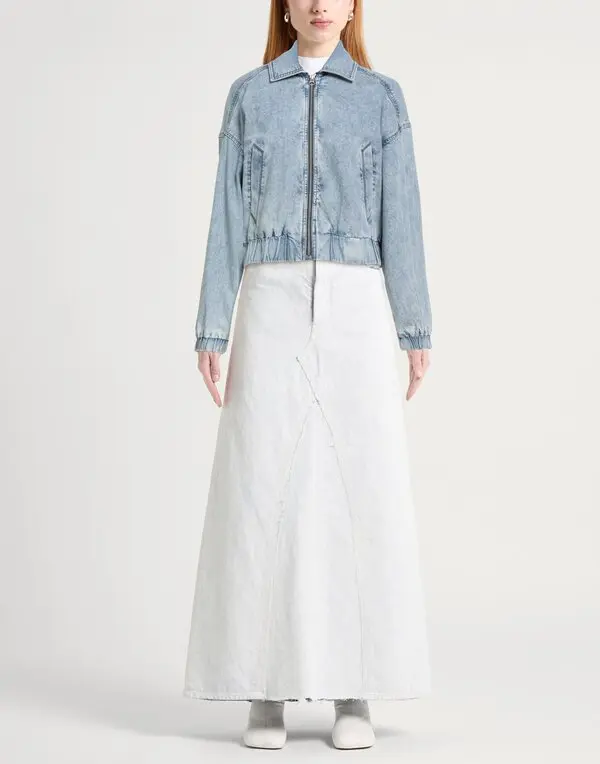 Rag & Bone Denim Jacket With Zip Closure