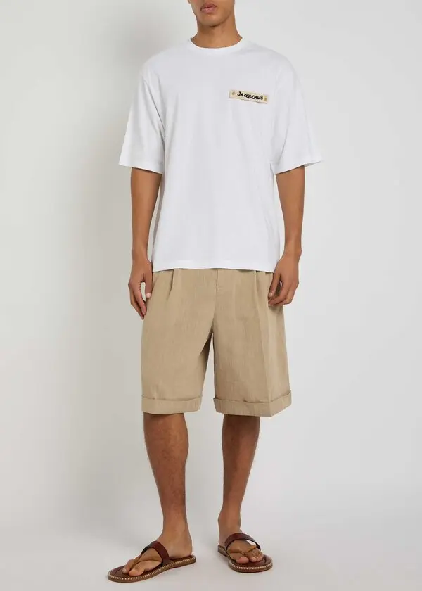Jacquemus Le T-shirt Plage Cotton-blend T-shirt