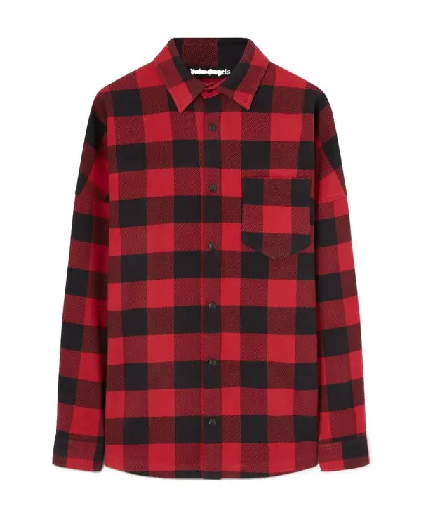 Palm Angels Checked Button-up Shirt