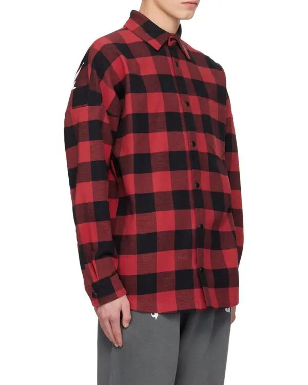 Palm Angels Checked Button-up Shirt