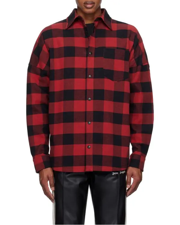 Palm Angels Checked Button-up Shirt