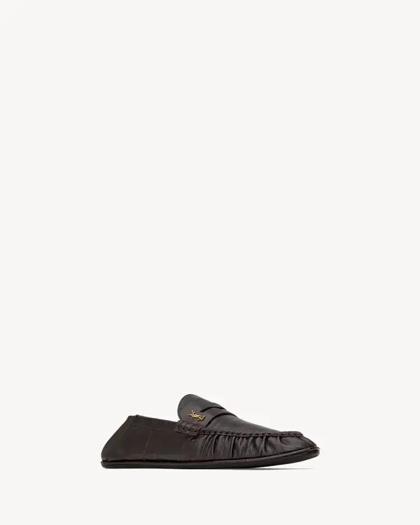 Saint Laurent Le Loafer Foldable In Eel