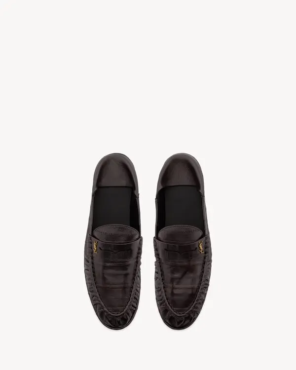 Saint Laurent Le Loafer Foldable In Eel