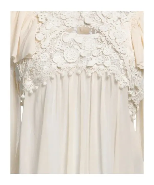 Isabel Marant Étoile Lace Embellished Long Sleeve Top