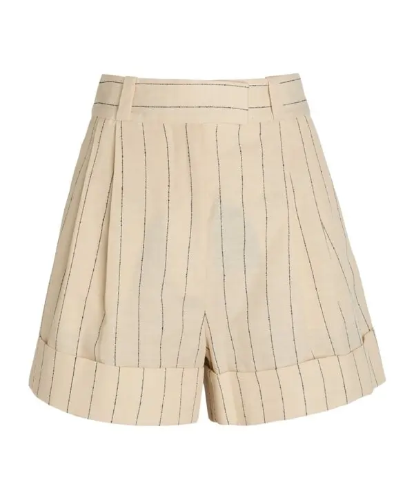 Rag & Bone Neila Pinstriped Woven Shorts