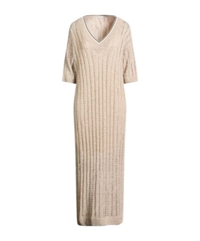 Brunello Cucinelli Knitted Midi Dress