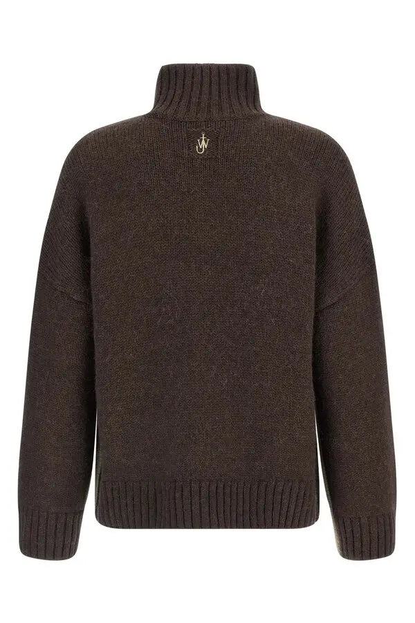 J.W.ANDERSON Jw Anderson Panelled High-neck Long-sleeved Jumper