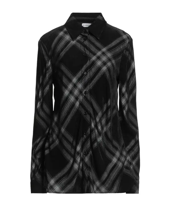 Burberry Long Sleeve Classic Collar Shirt - Black