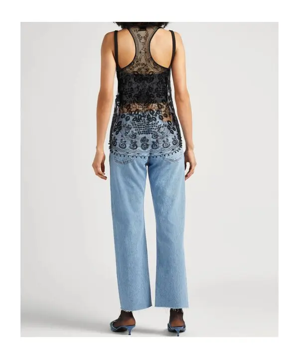 Isabel Marant Étoile Floral Lace Tank Top