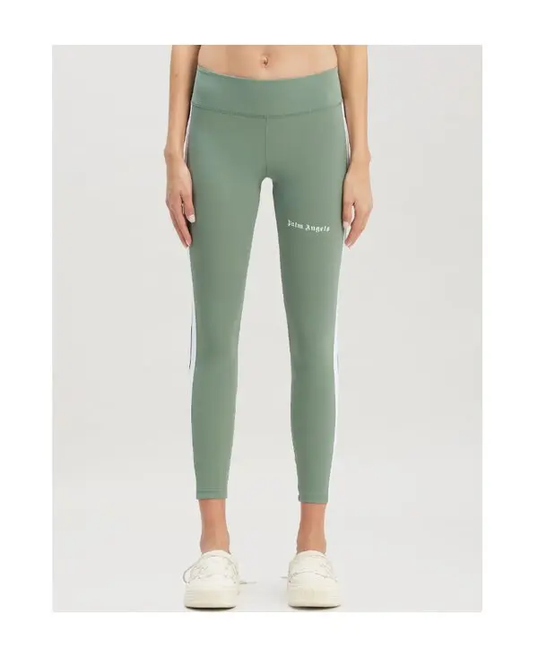 Palm Angels Logo Printed Mid-rise Leggings