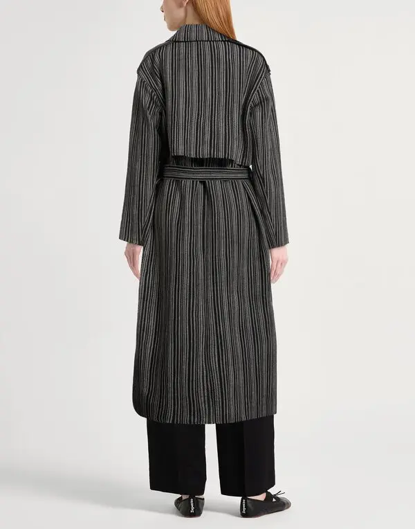 Rag & Bone Striped Wool Trench Coat