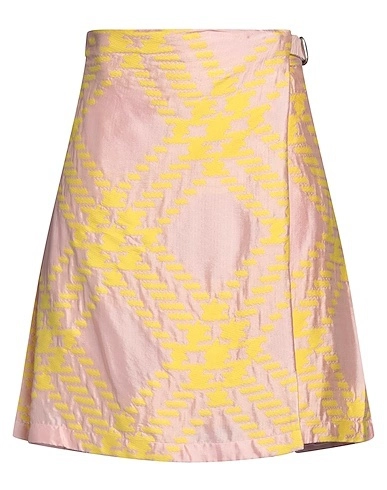 Burberry Two-tone Jacquard Wrap Skirt - Pink