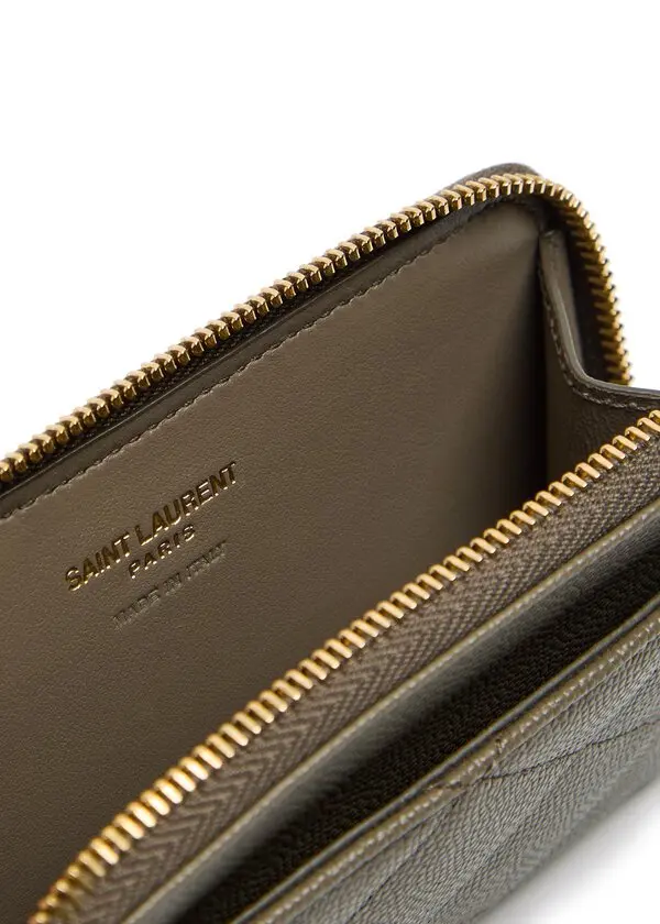 Saint Laurent Diamond Check Wallet