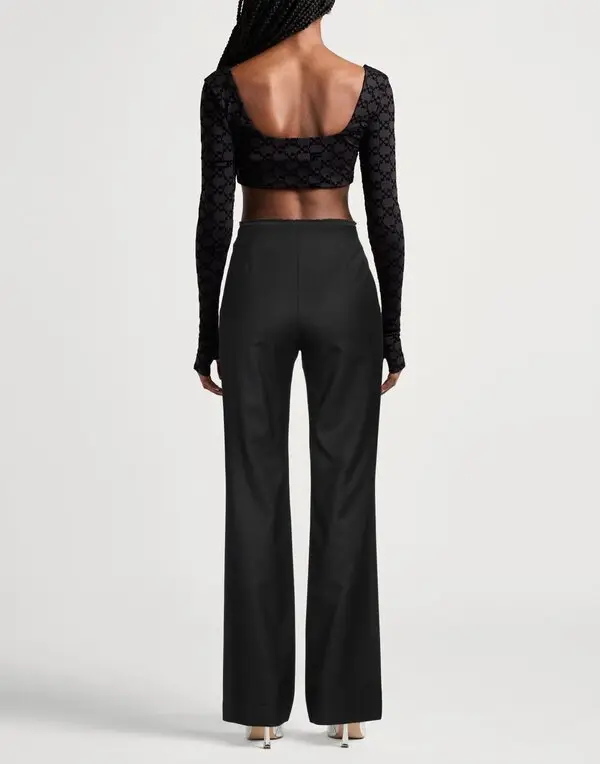 DIESEL® Solid Color Flared Pants