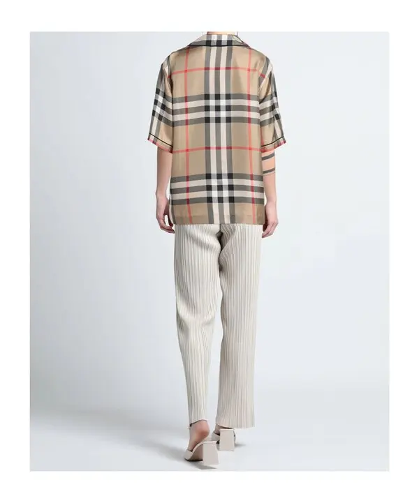 Burberry Plaid Short Sleeve Shirt