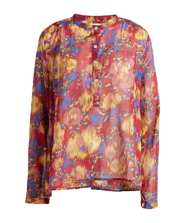 Isabel Marant Étoile Printed Long Sleeve Blouse