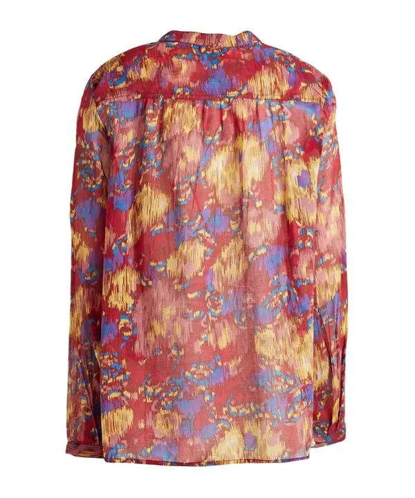 Isabel Marant Étoile Printed Long Sleeve Blouse