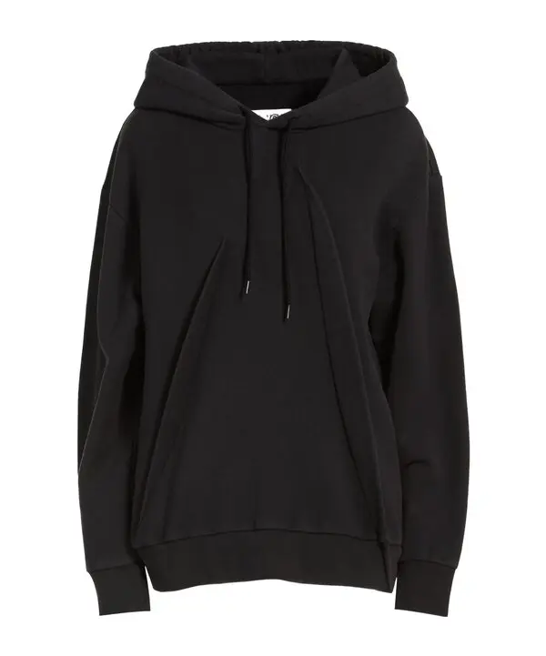 MAISON MARGIELA Solid Color Hooded Sweatshirt