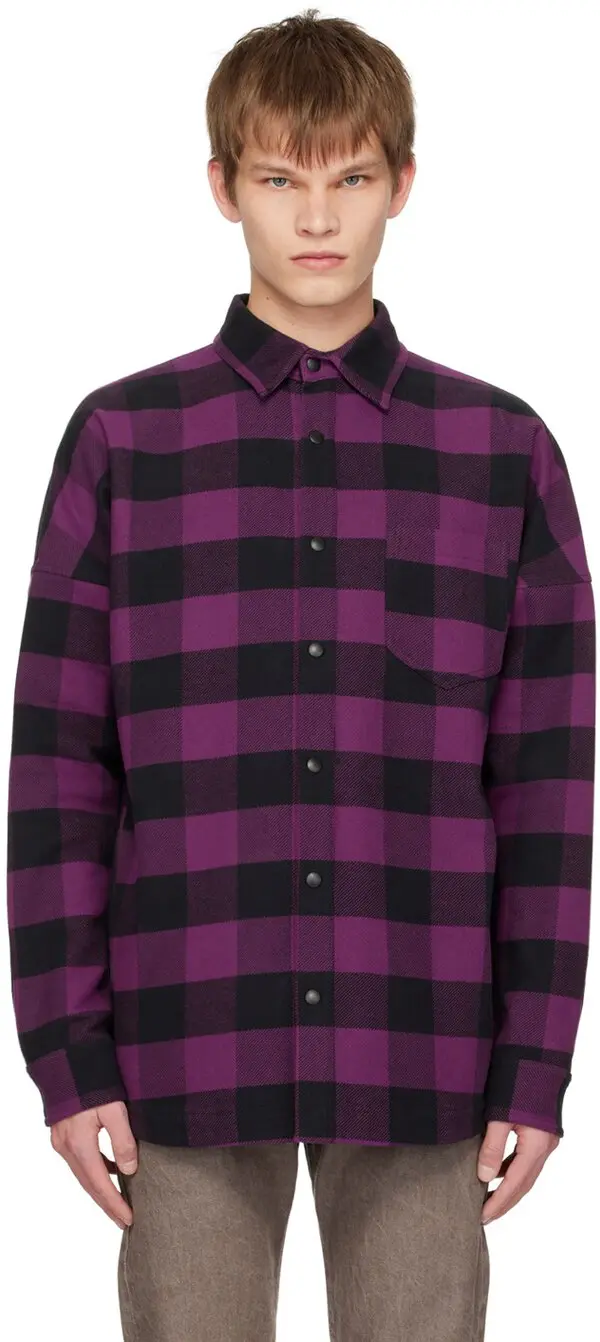 Palm Angels Checked Button-up Shirt
