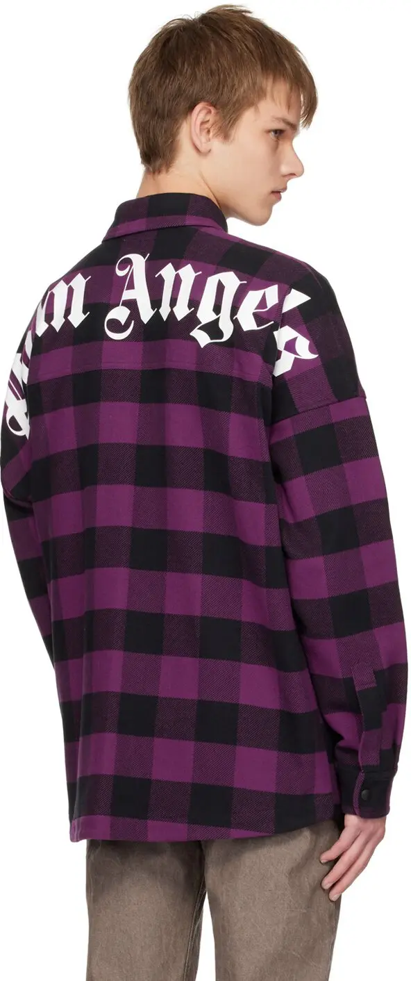 Palm Angels Checked Button-up Shirt
