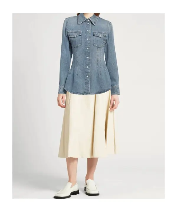 Chloé Denim Long Sleeve Shirt