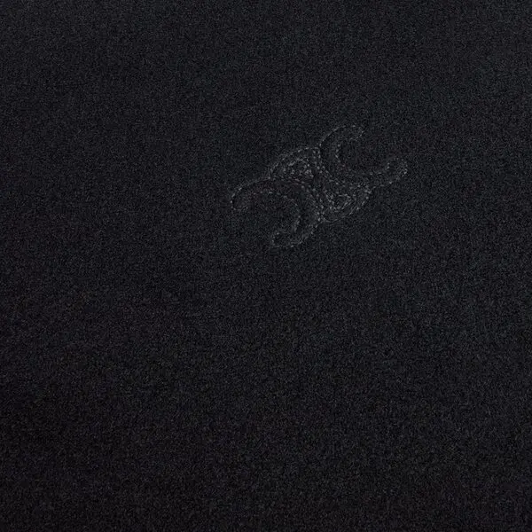 Celine Double-face Wool Cashmere Jacket With Triumphal Embroidery