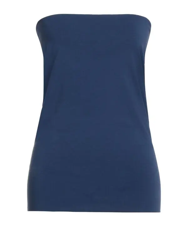 Brunello Cucinelli Off-the-shoulder Knitted Vest - Blue