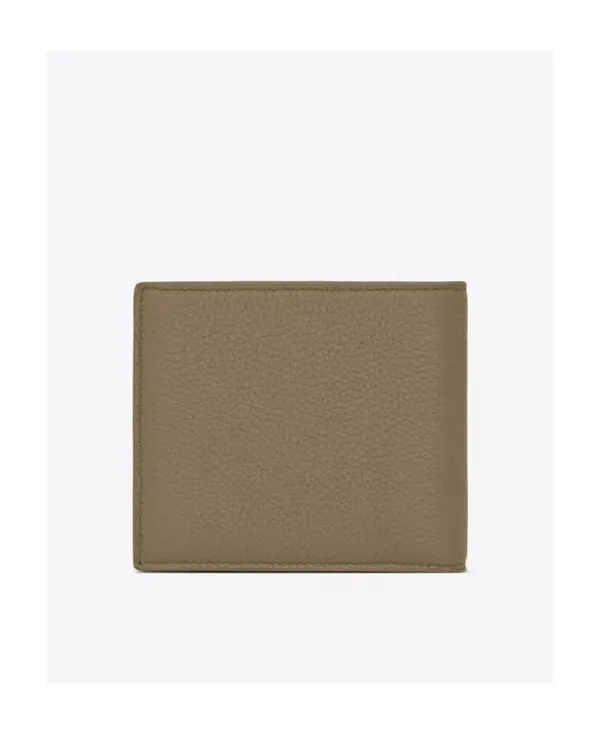 Saint Laurent Logo Plaque Bifold Wallet