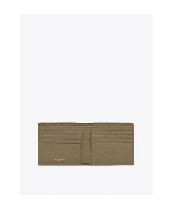 Saint Laurent Logo Plaque Bifold Wallet