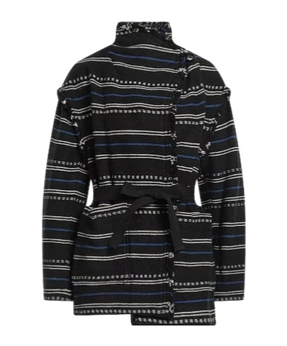Isabel Marant Étoile Striped Belted Coat