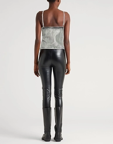 DIESEL® Tie-dye Denim Sleeveless V-neck Top