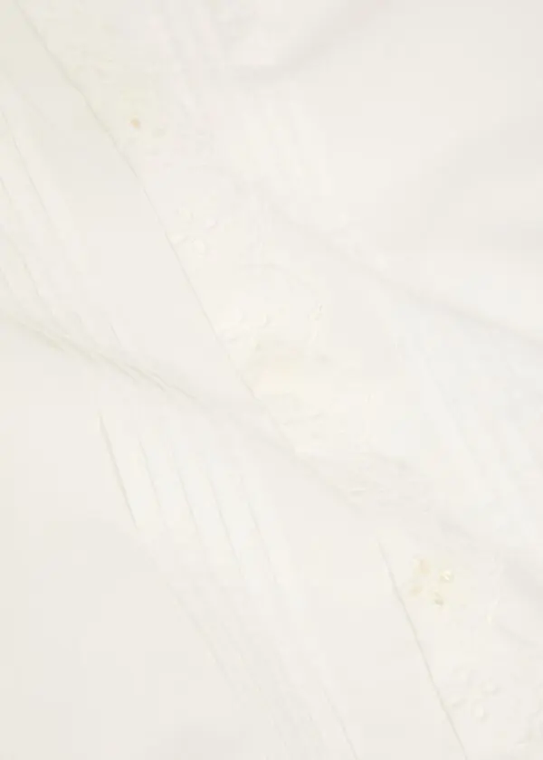 FRAME Lace Crew Neck Shirt