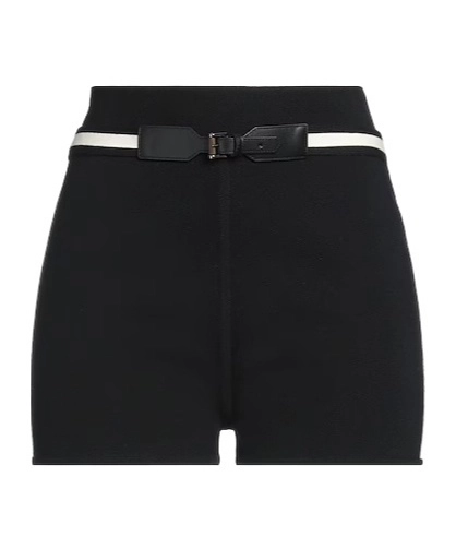 Max Mara Bermuda Shorts With Leather Trim Detail