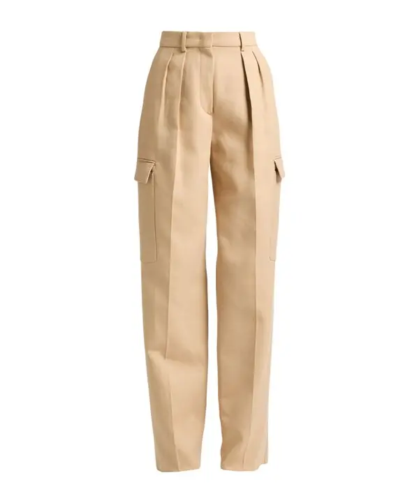 Sportmax Solid Color Cargo Pants
